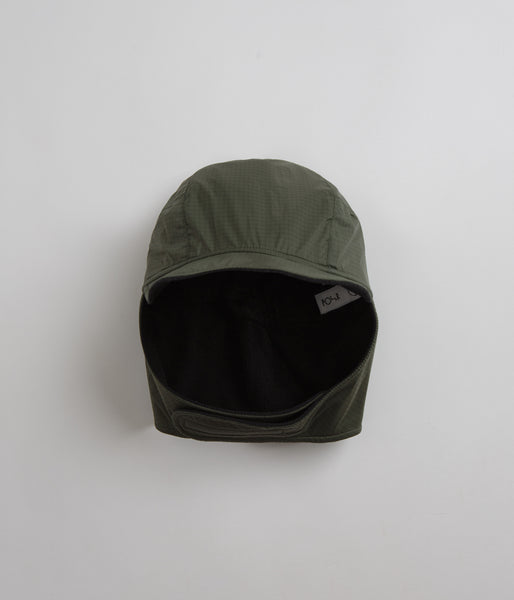 Polar Ripstop Luke Flap Cap - Grey Green | Flatspot