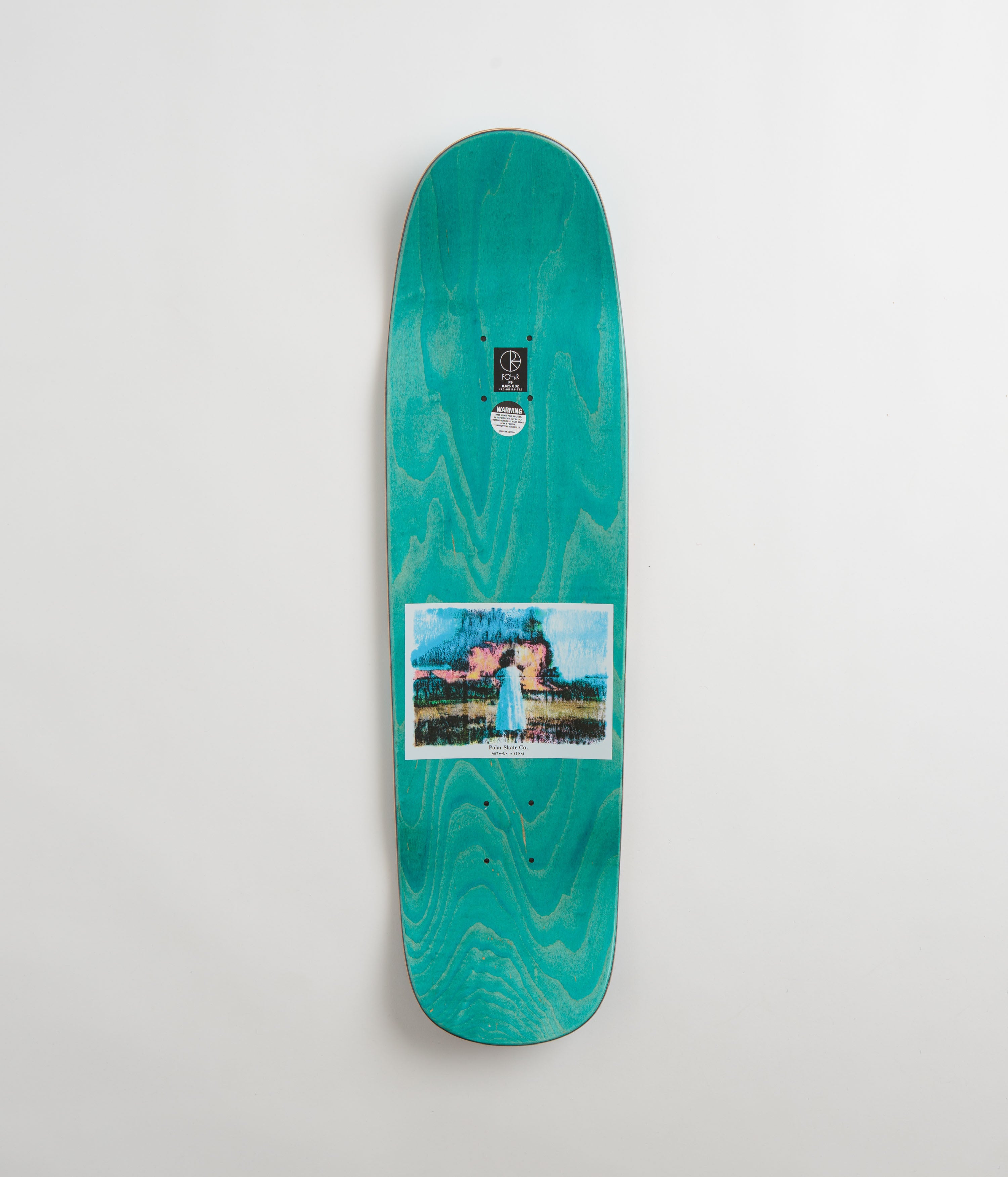 Polar Roman Gonzalez Burning World P9 Shape Deck - 8.625" | Flatspot