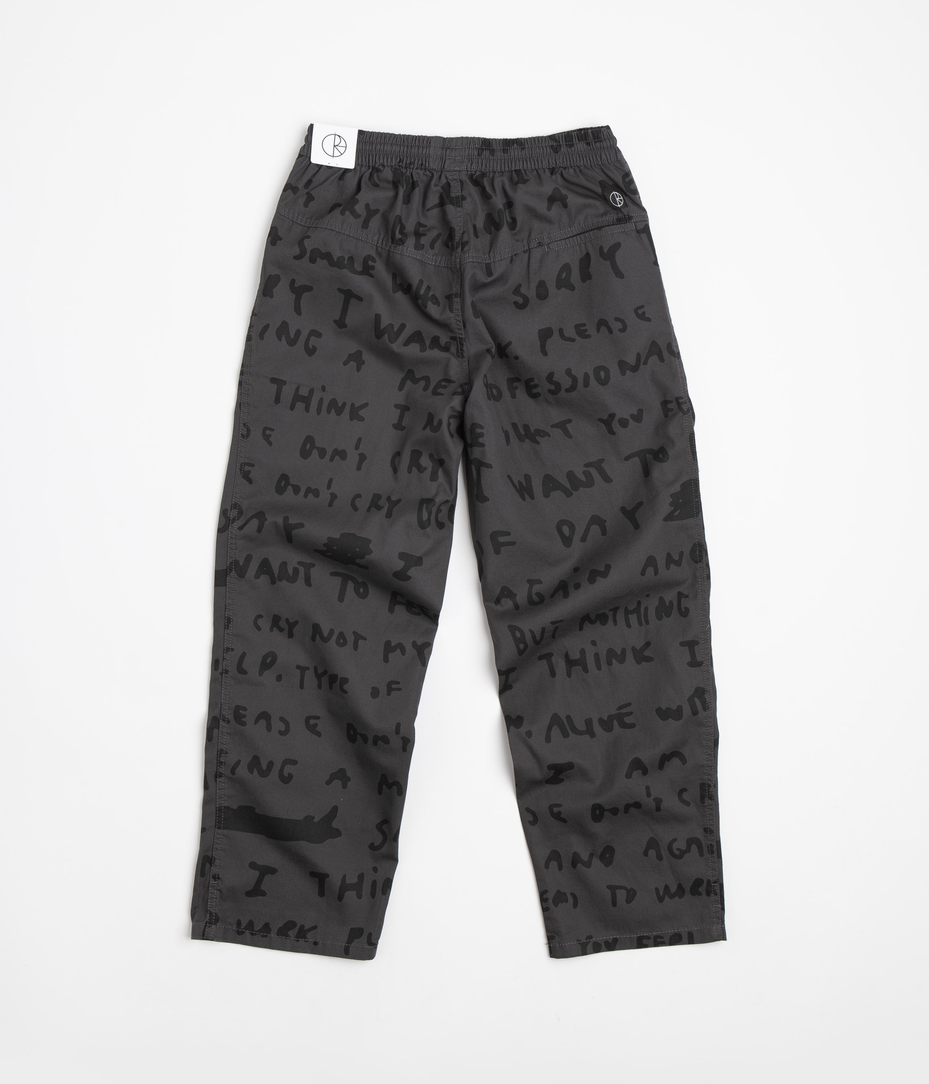 Polar Sad Notes Surf Pants - Graphite | Flatspot