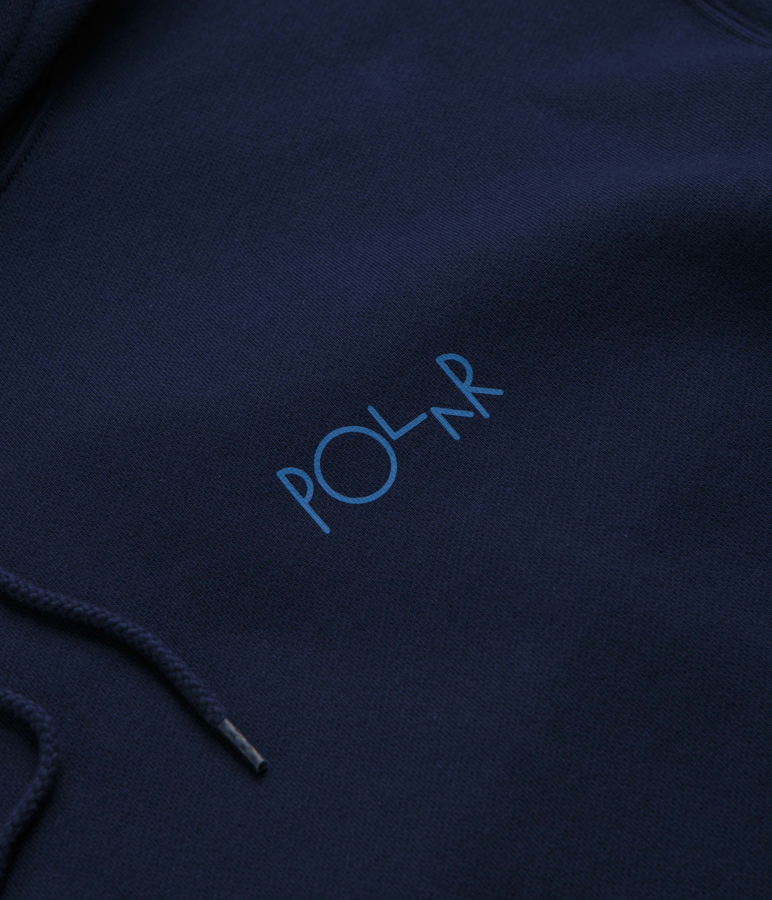 Polar Stroke Logo Dave Hoodie - Dark Blue | flatspot