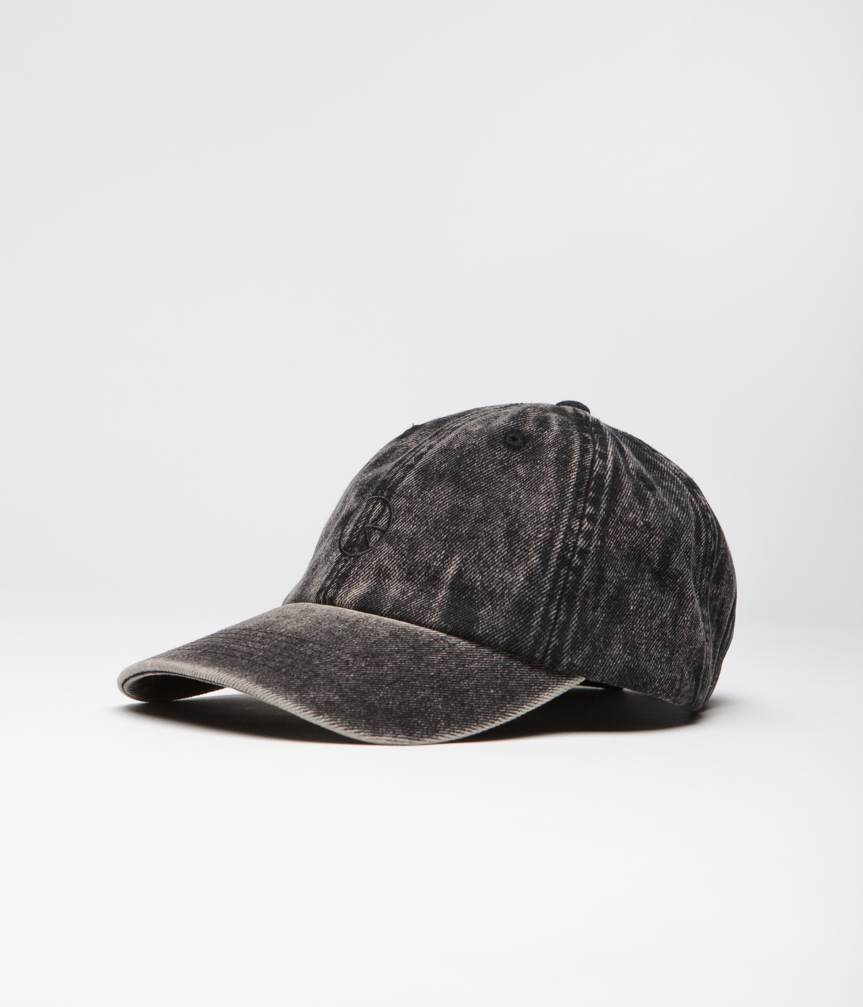 Polar Stroke Logo Denim Cap - Dark Acid Black | Flatspot