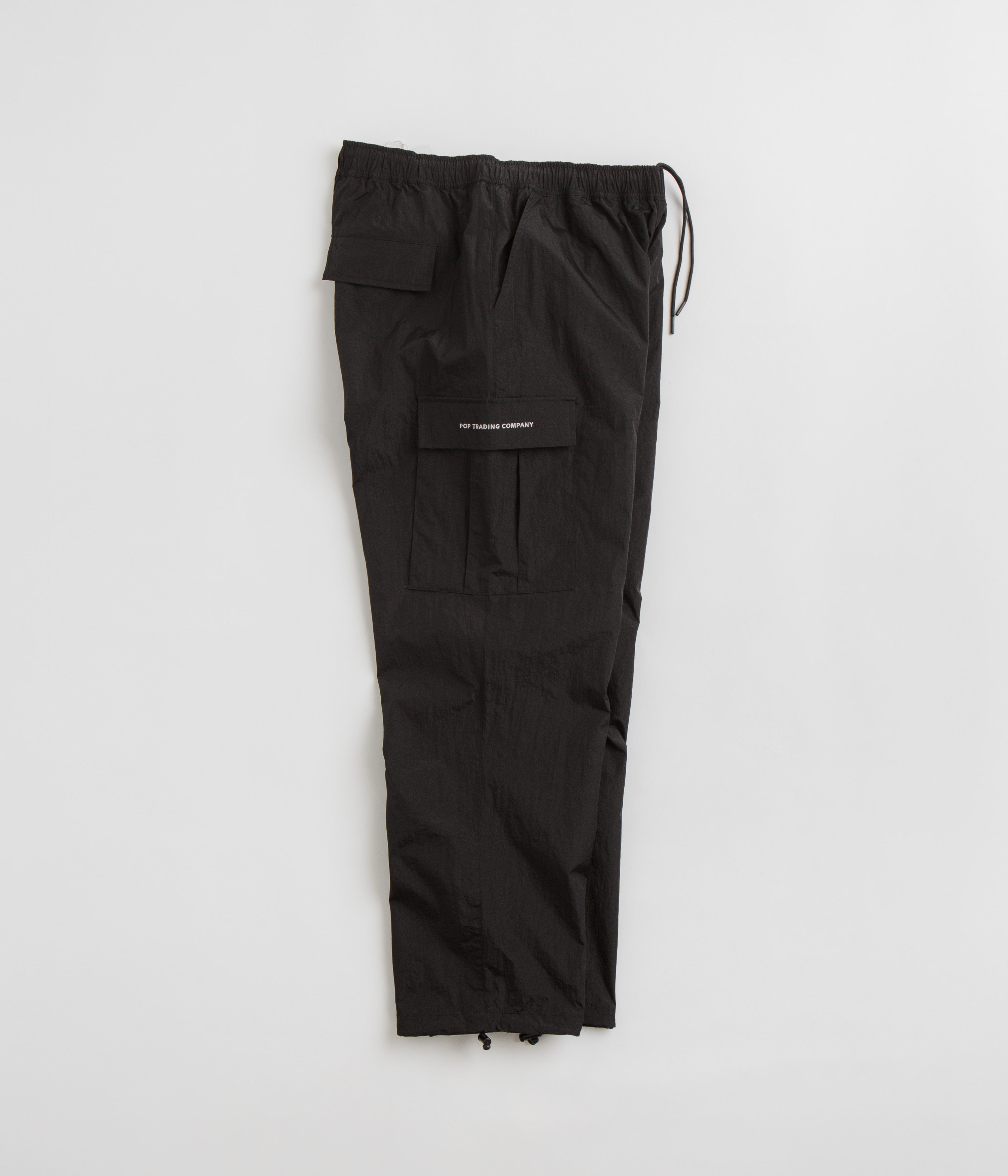 Pop Trading Company Cargo Track Pants - Black | Flatspot
