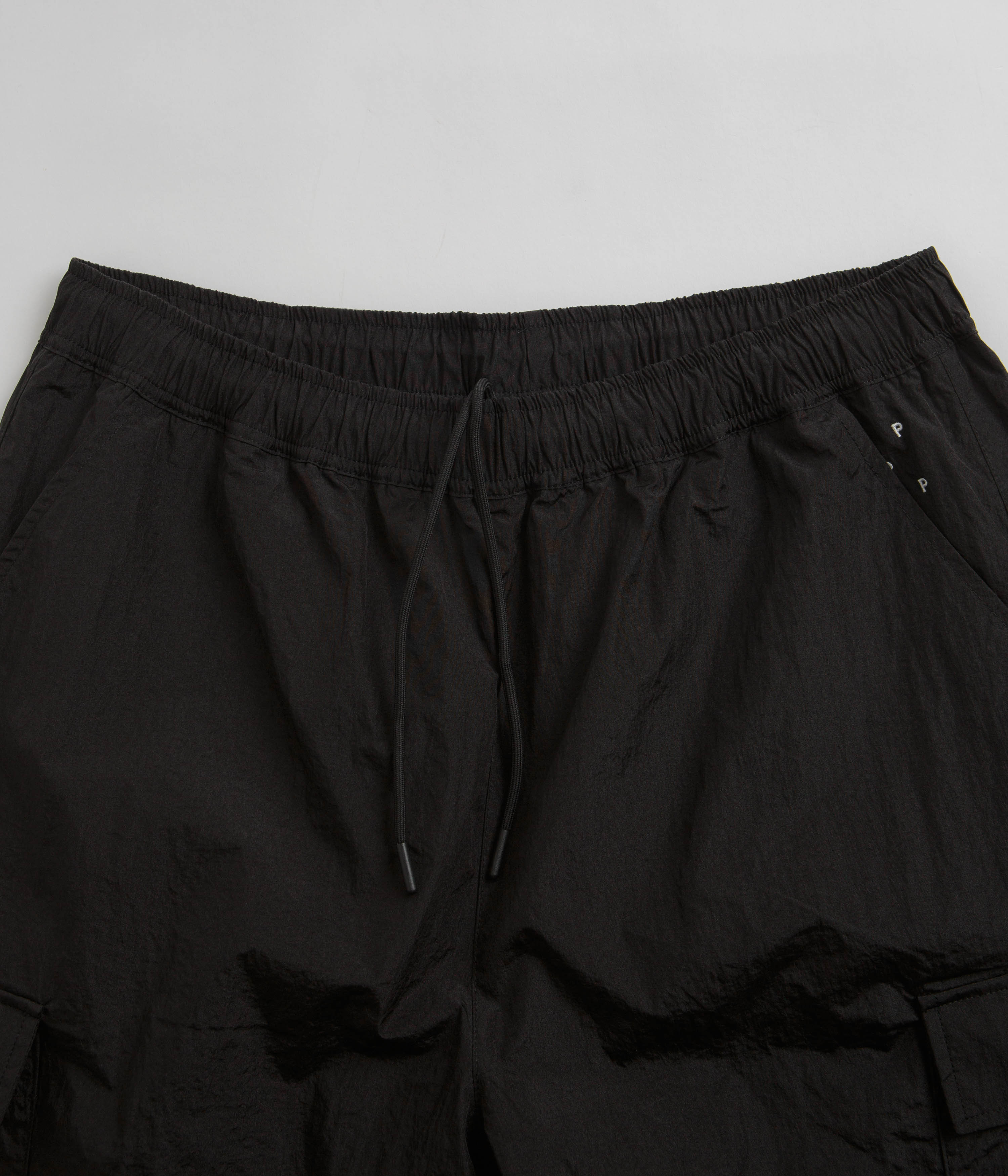 Pop Trading Company Cargo Track Pants - Black | Flatspot