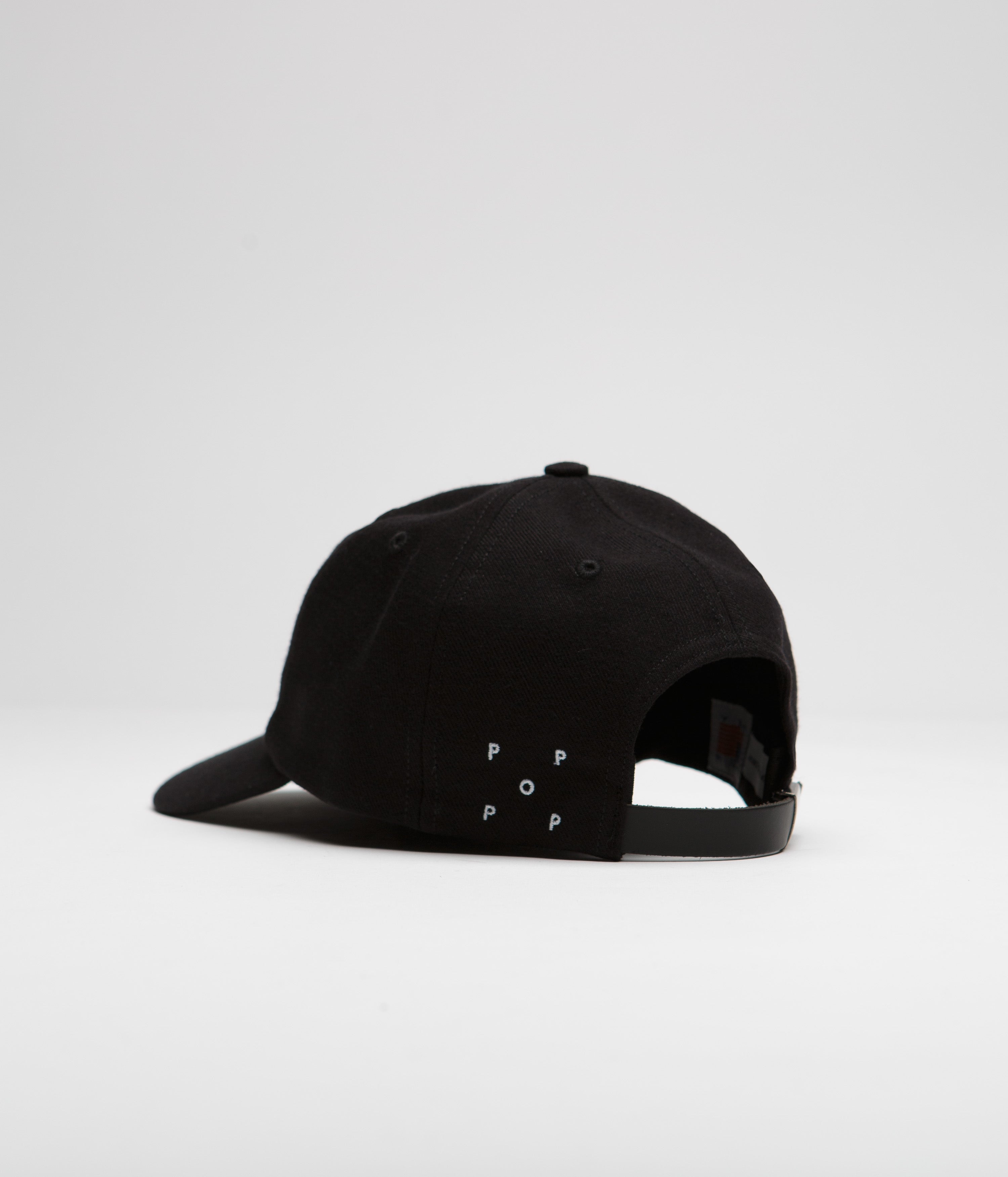 Pop Trading Company O Cap - Black / White | Flatspot