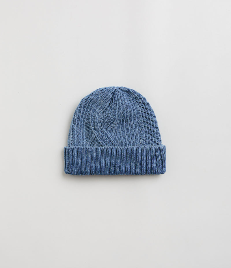 RoToTo Aran Cable Beanie - Light Denim | Flatspot