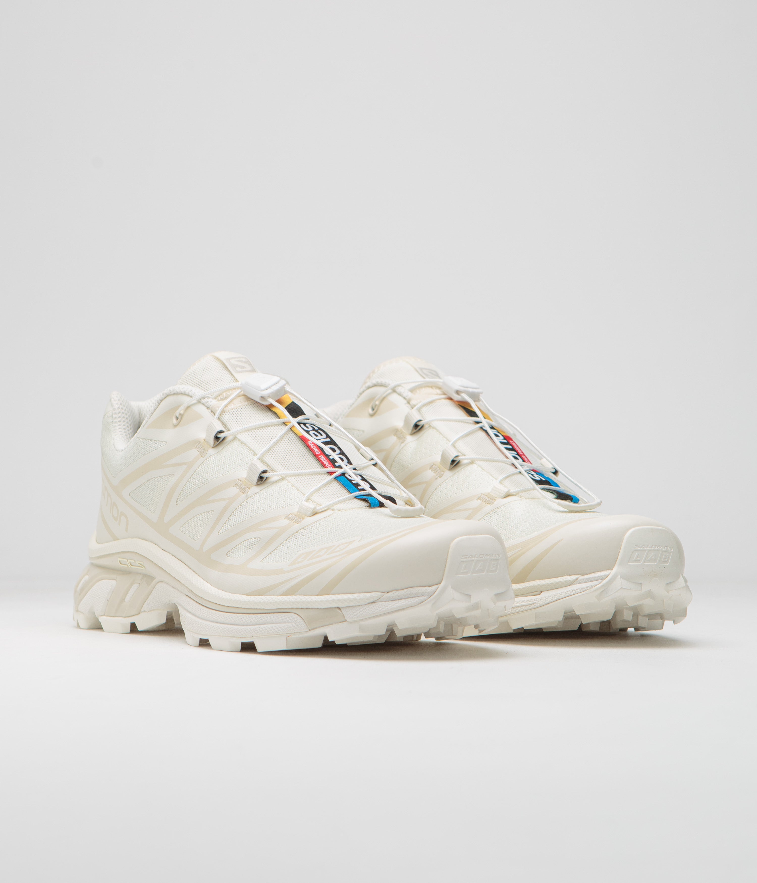 Salomon XT-6 Shoes - Vanilla Ice / Vanilla Ice / Almond Milk | Flatspot