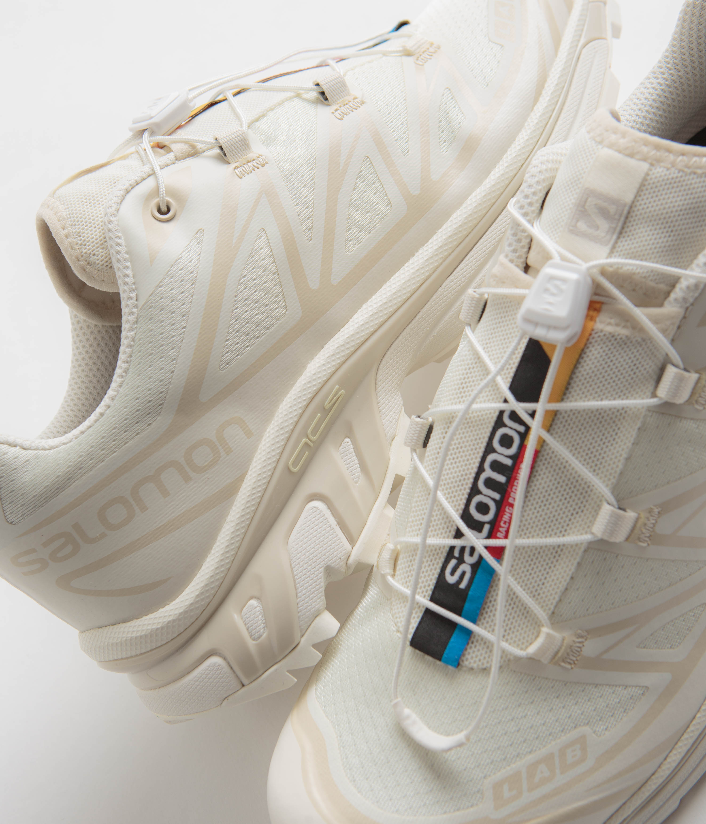 Salomon XT-6 Shoes - Vanilla Ice / Vanilla Ice / Almond Milk | Flatspot