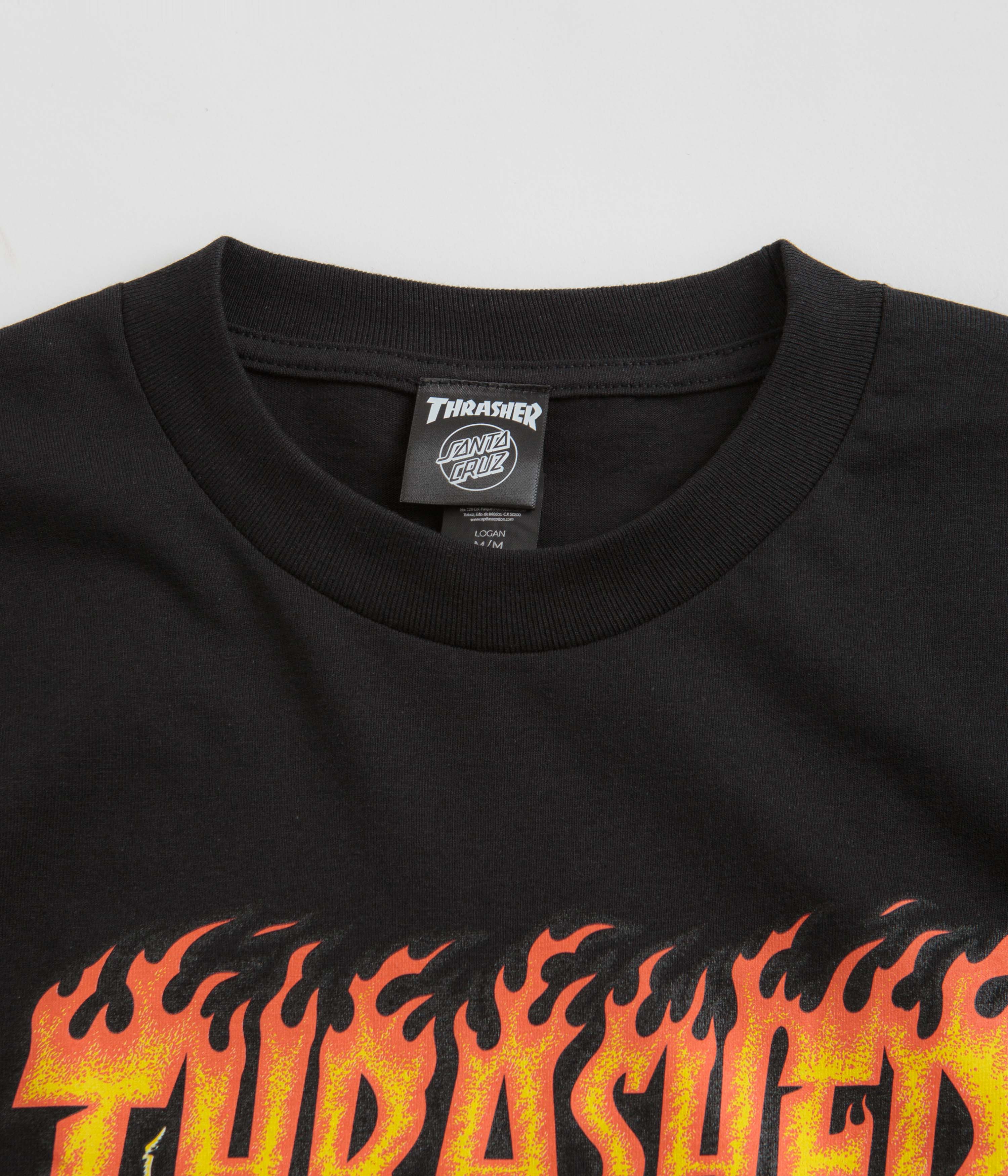 Santa Cruz x Thrasher O'Brien Reaper T-Shirt - Black | Flatspot