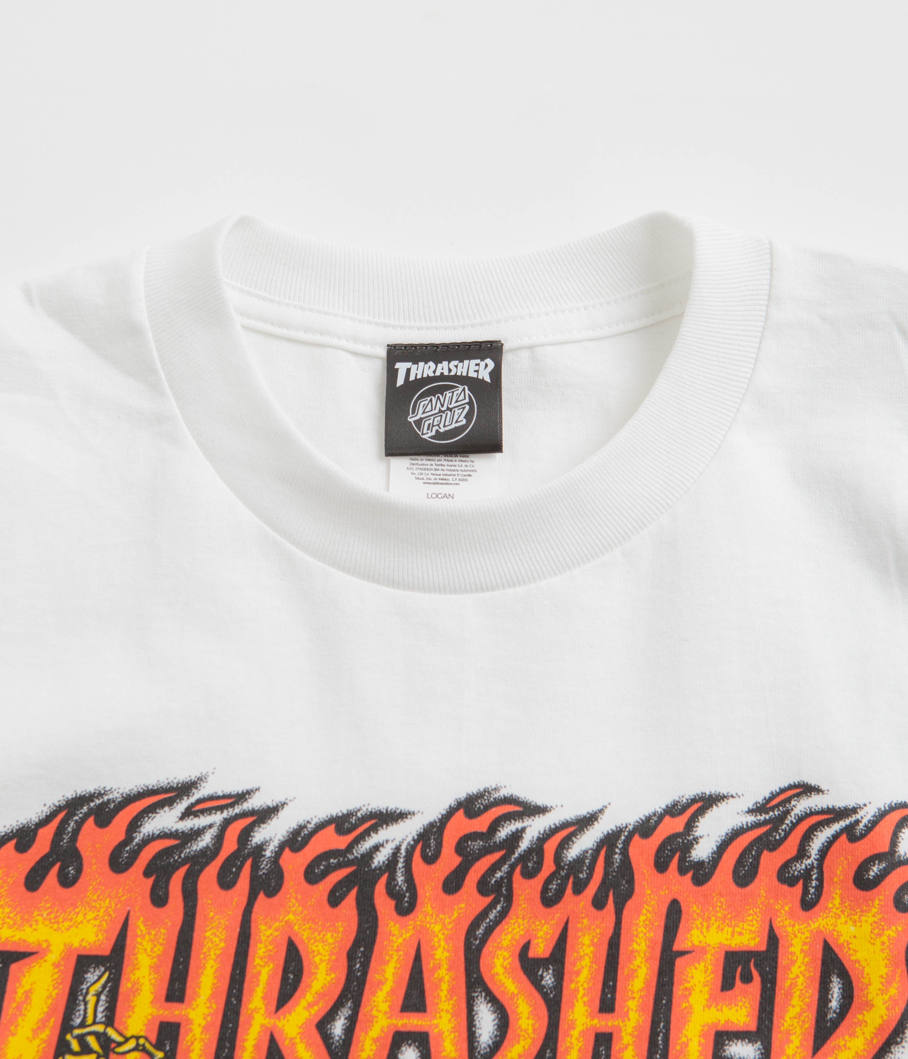 Santa Cruz x Thrasher O'Brien Reaper T-Shirt - White | Flatspot