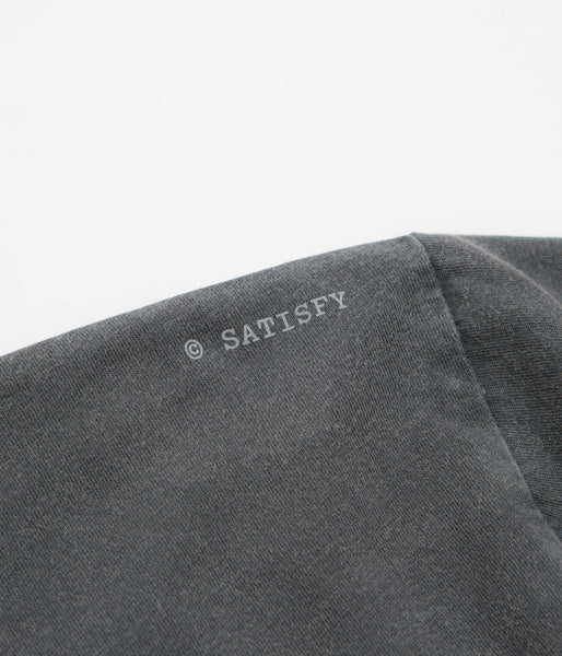Satisfy MothTech Graphic T-Shirt - Aged Black | Flatspot