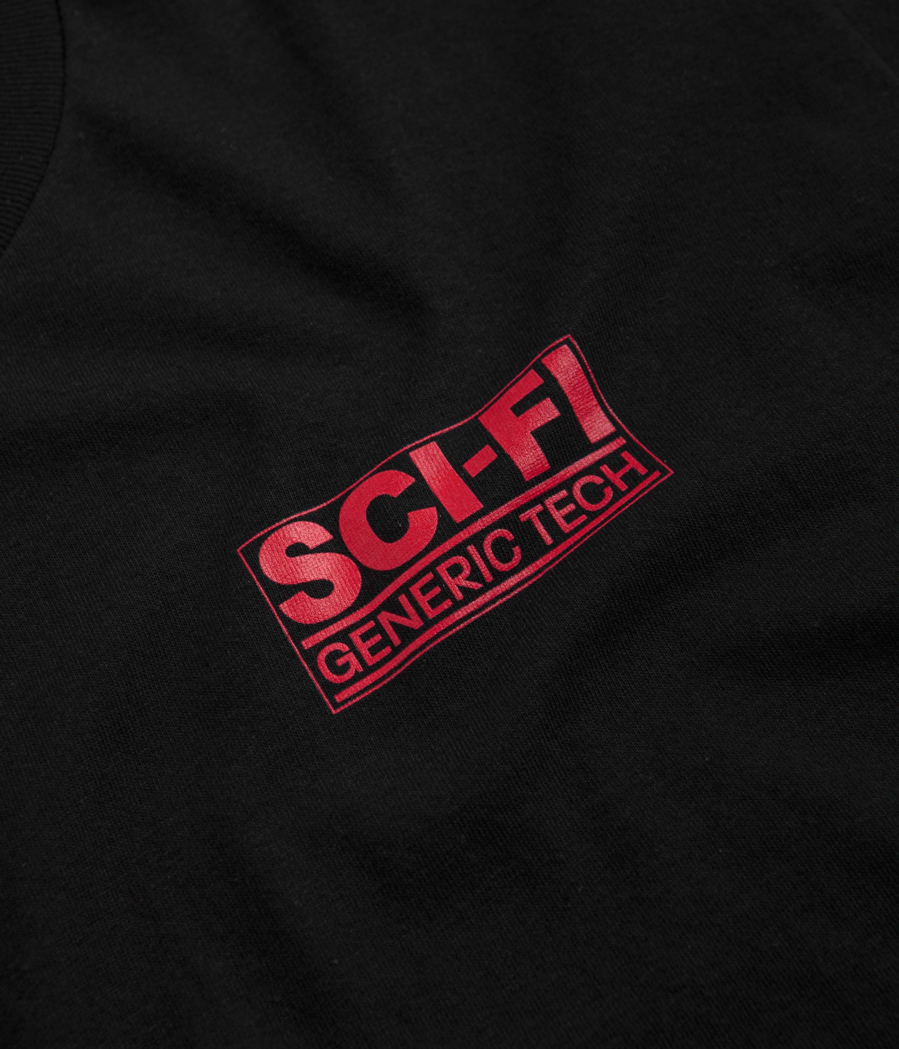 Sci-Fi Fantasy Generic Tech T-Shirt - Black | Flatspot