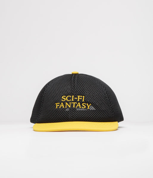 Sci-Fi Fantasy Logo Cap - Black / Yellow | Flatspot