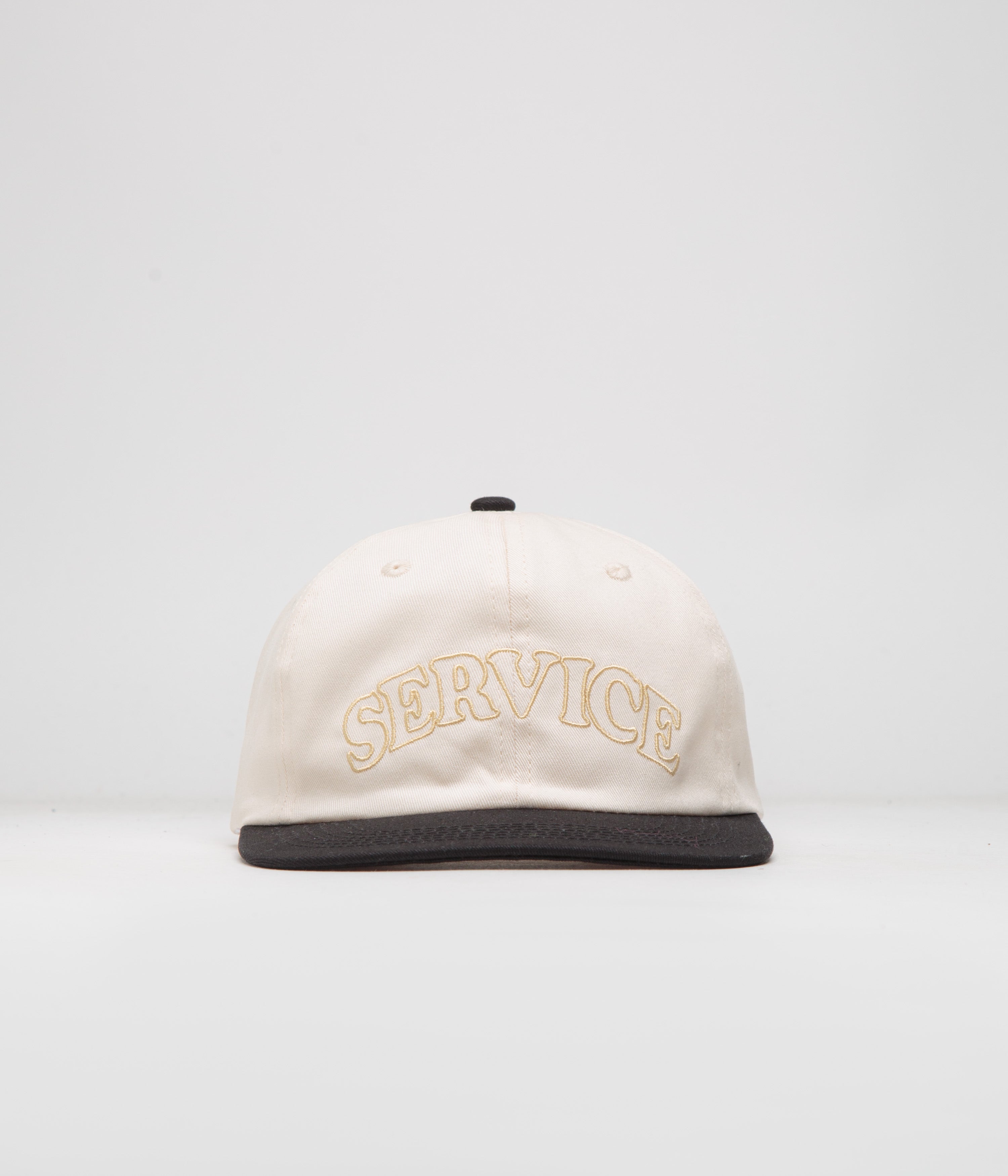 Service Works Arch Logo Cap - Off White / Black | Flatspot