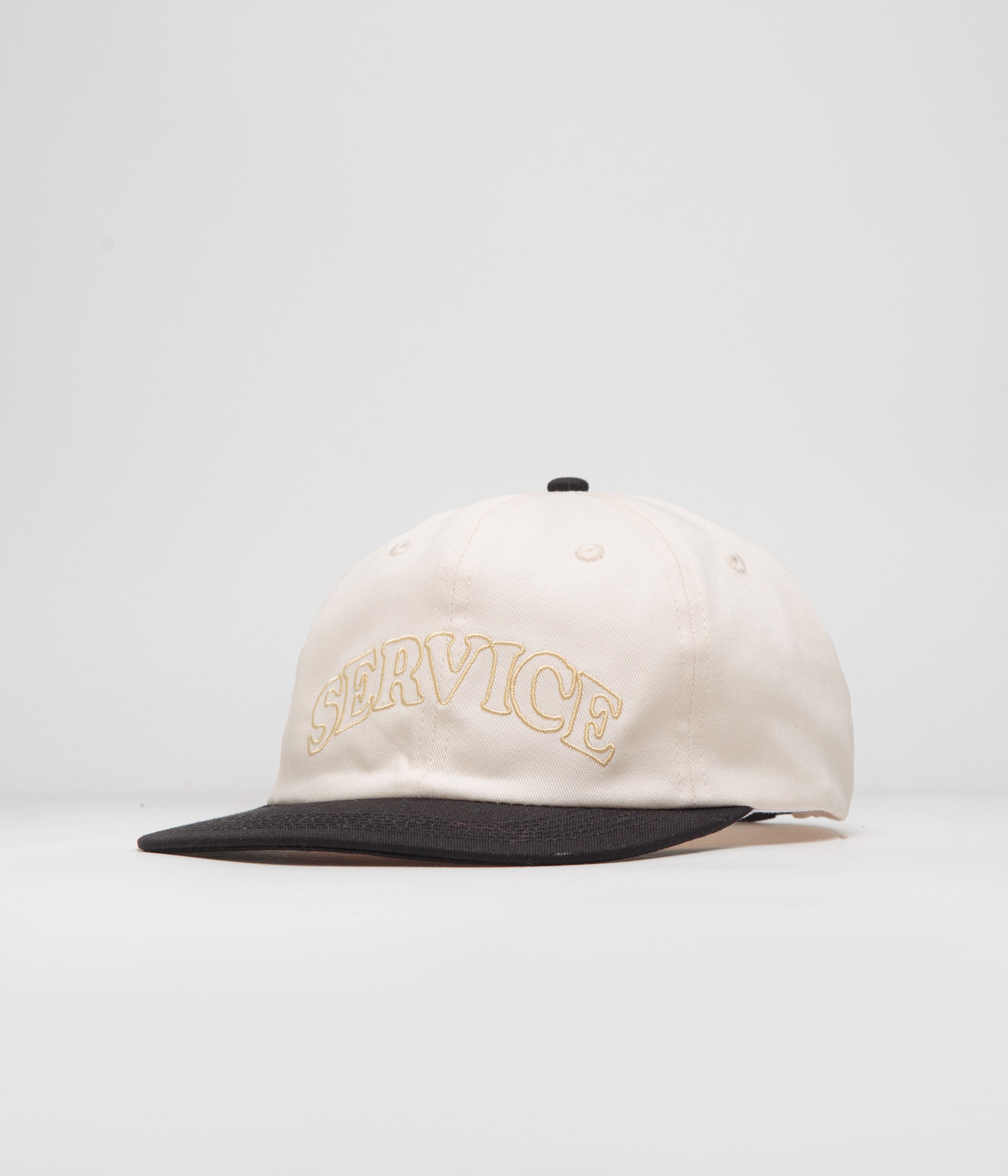 Service Works Arch Logo Cap - Off White / Black | Flatspot