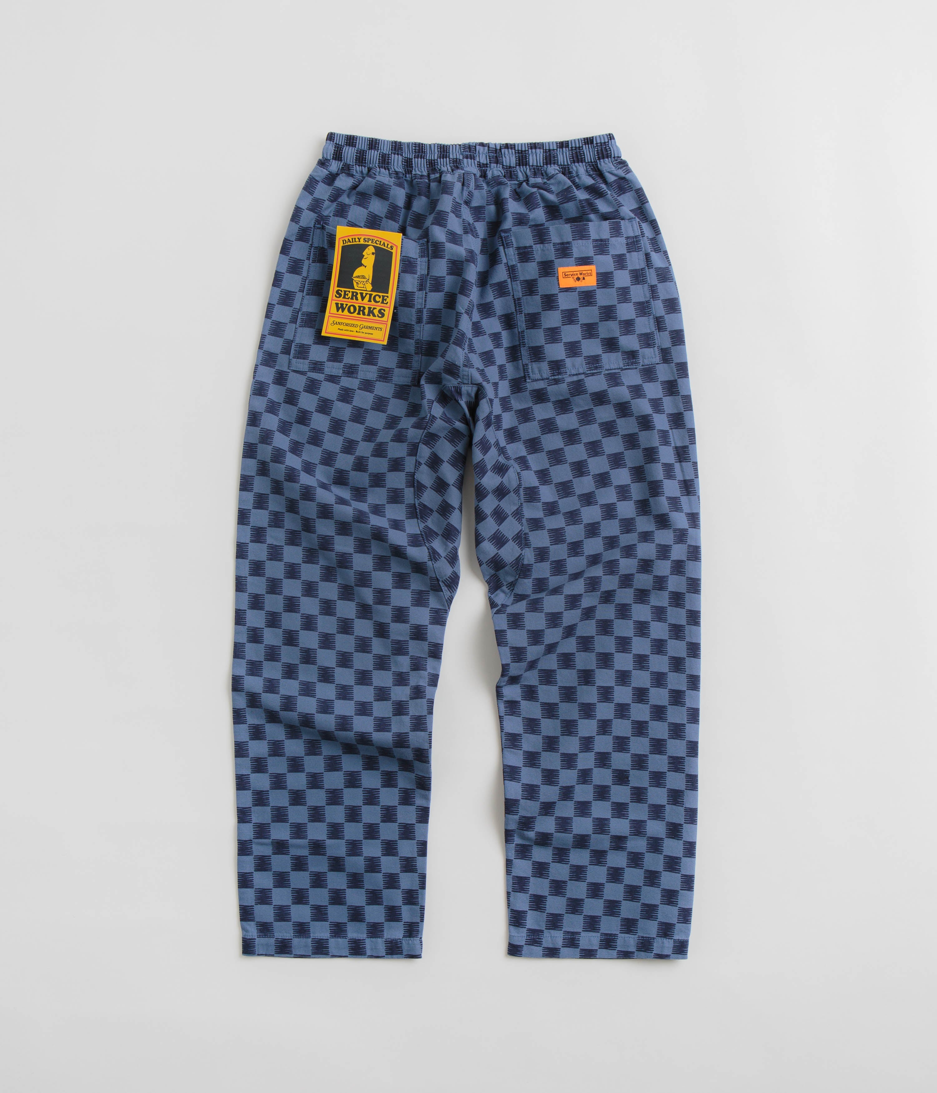 Service Works Classic Chef Pants - Blue Checker | Flatspot