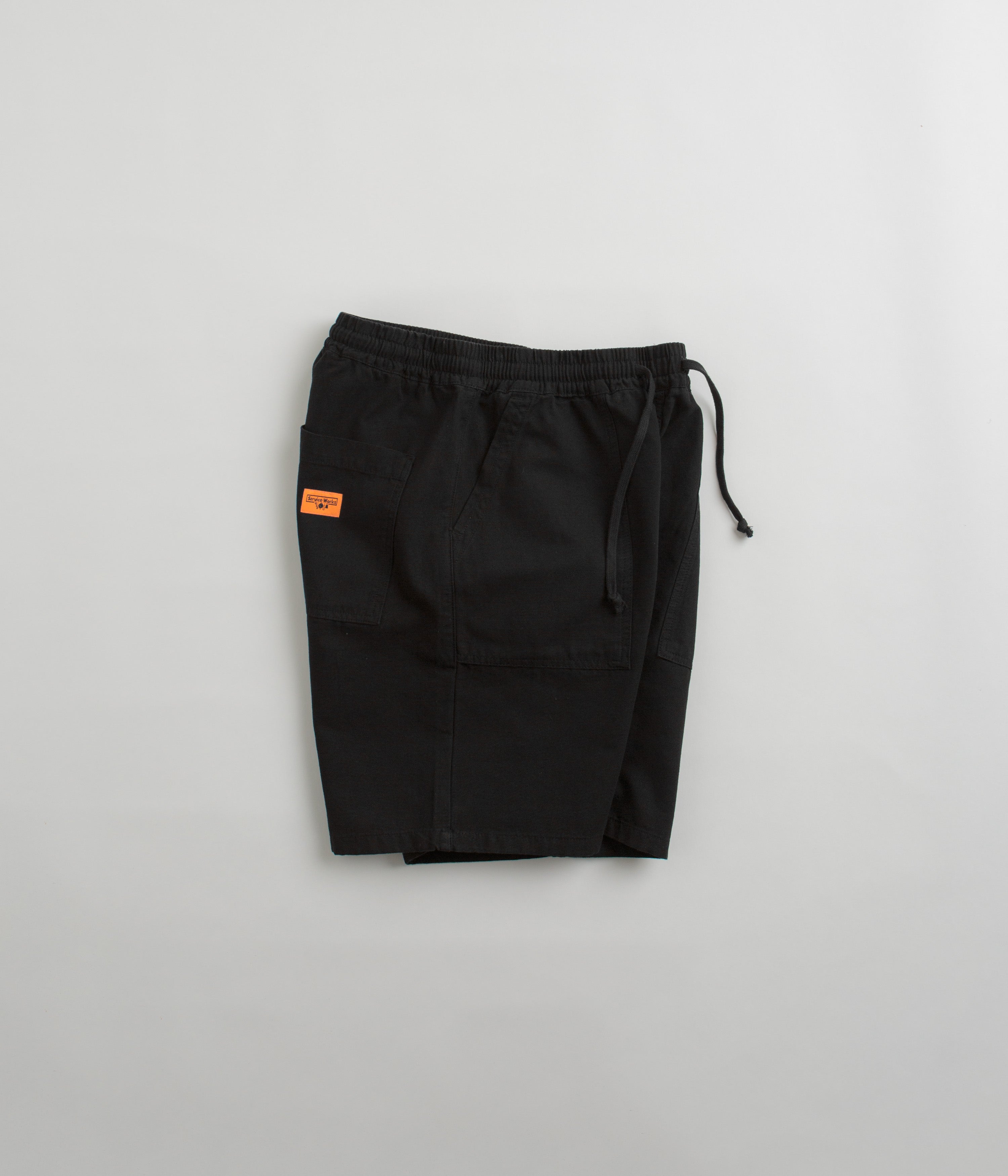 Service Works Classic Chef Shorts - Black | Flatspot