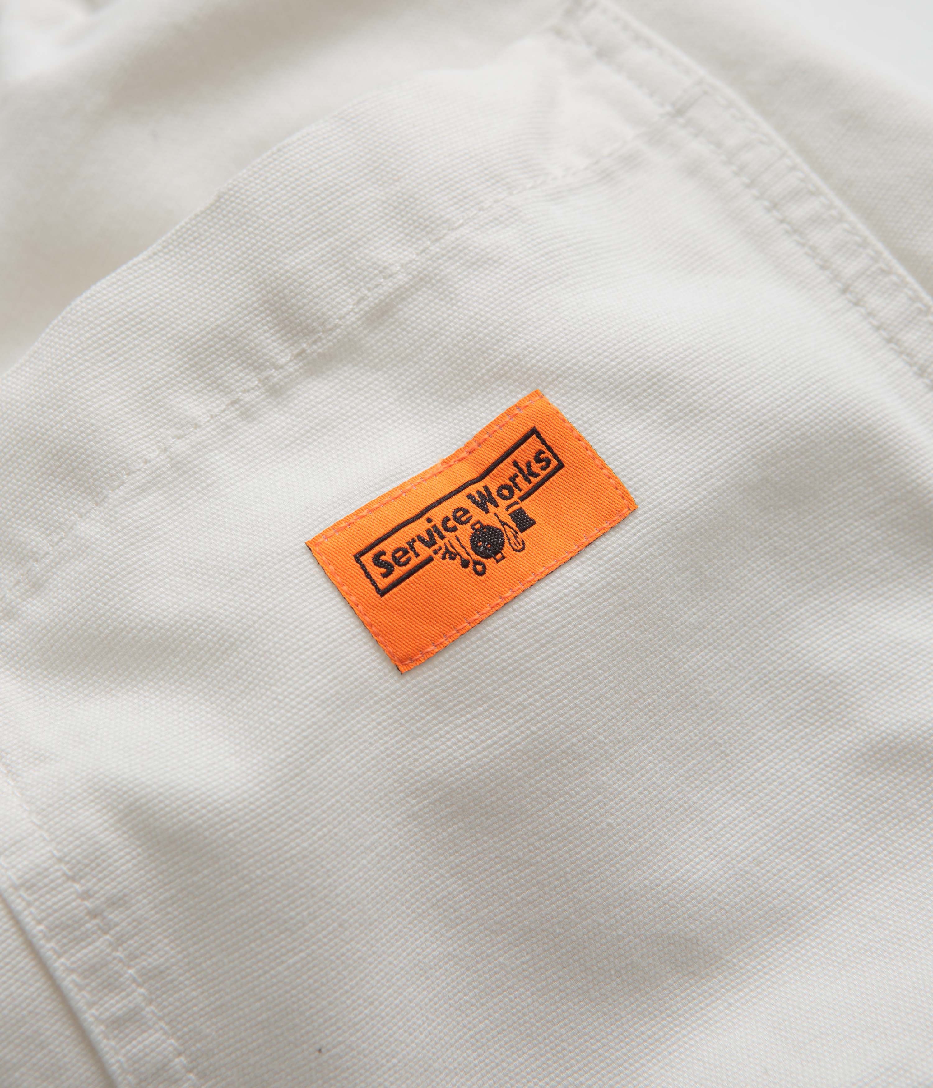 Service Works Classic Chef Shorts - Off-White | Flatspot