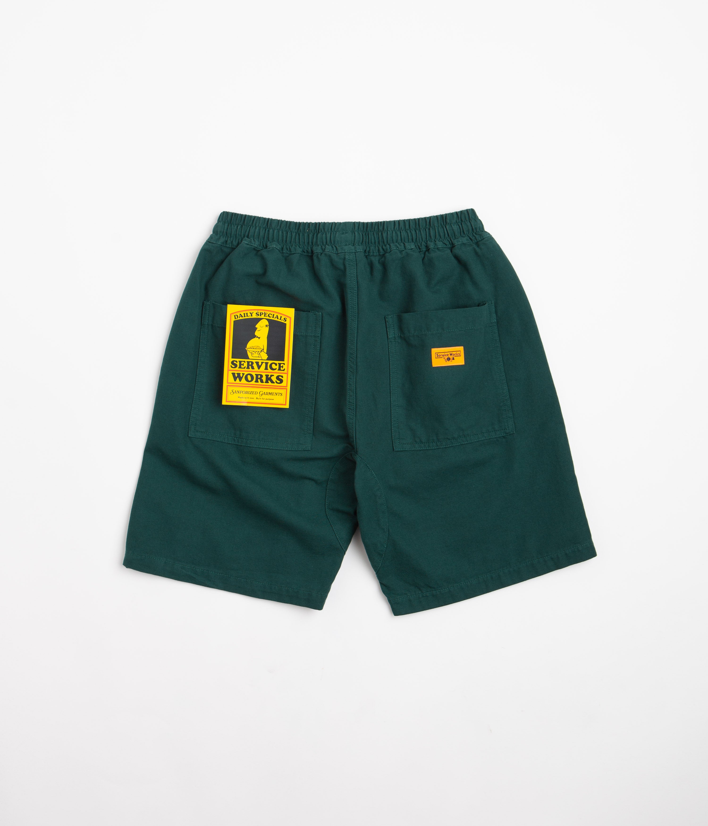 Service Works Classic Chef Shorts - Teal | flatspot