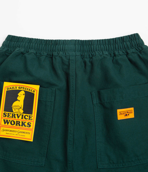 Service Works Classic Chef Shorts - Teal | Flatspot
