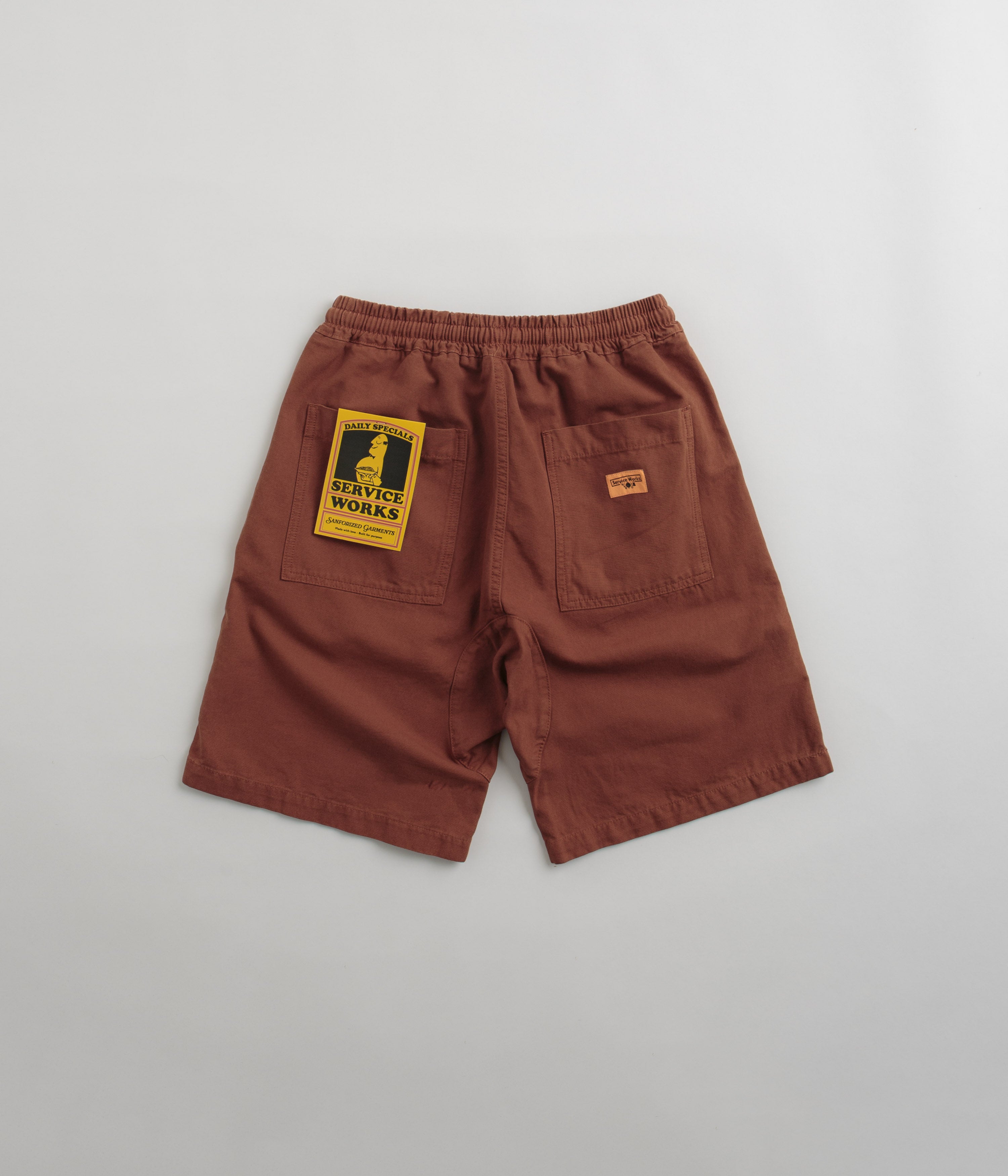 Service Works Classic Chef Shorts - Terracotta | Flatspot