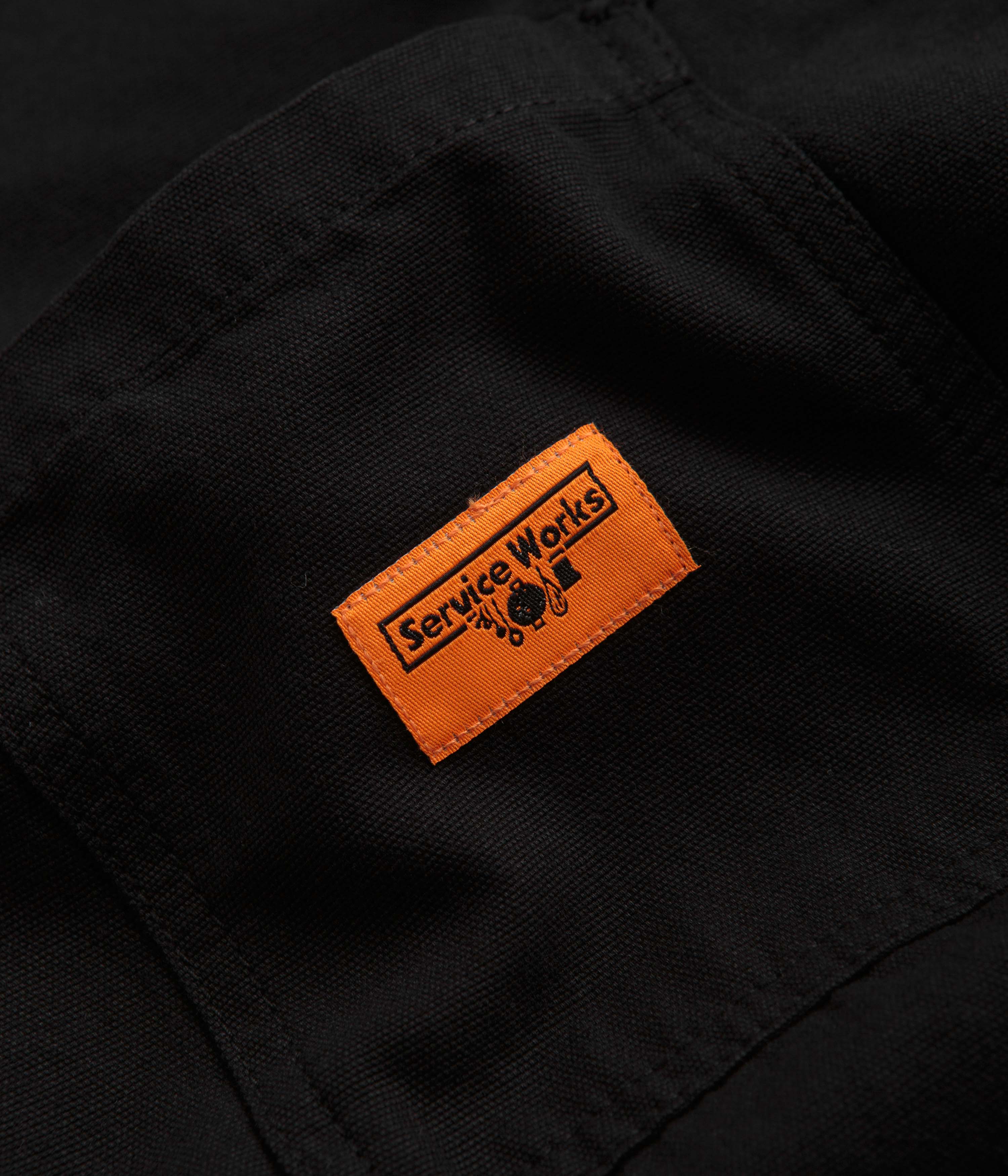 Service Works Coverall Jacket - Black | Flatspot