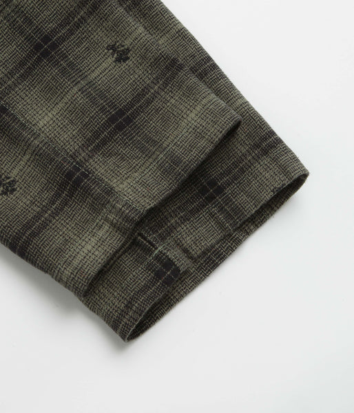 Service Works Thistle Plaid Chef Pants - Olive | Flatspot