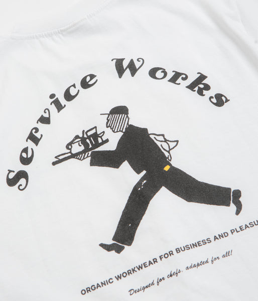 Service Works Waiter T-Shirt - White | Flatspot