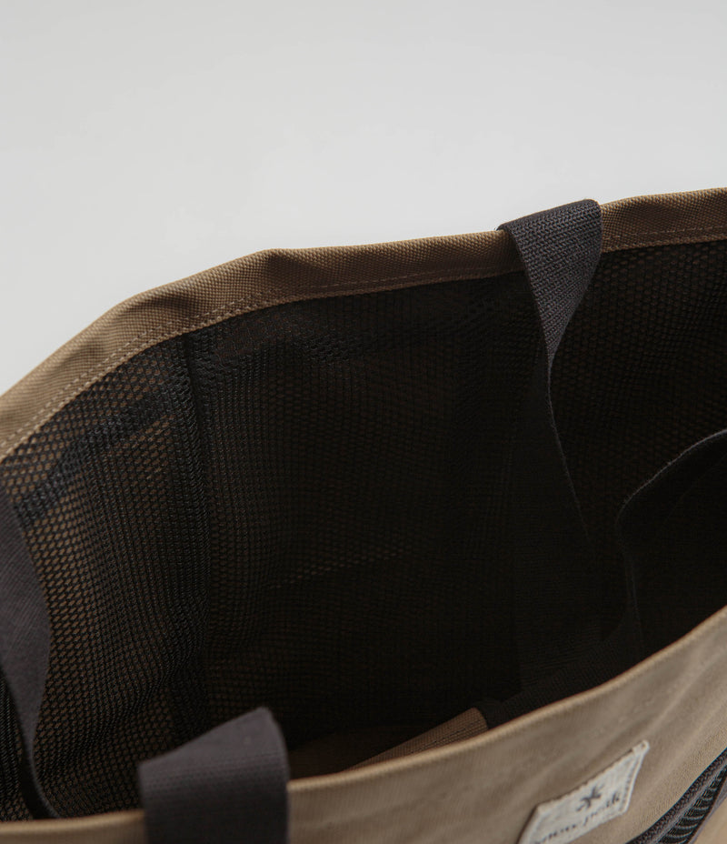 Snow Peak Medium Tote Bag - Brown | Flatspot