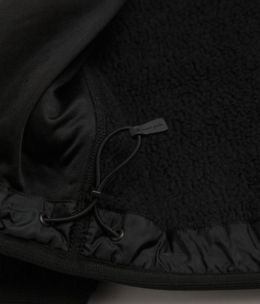 Snow Peak Thermal Boa Fleece Jacket - Black | Flatspot