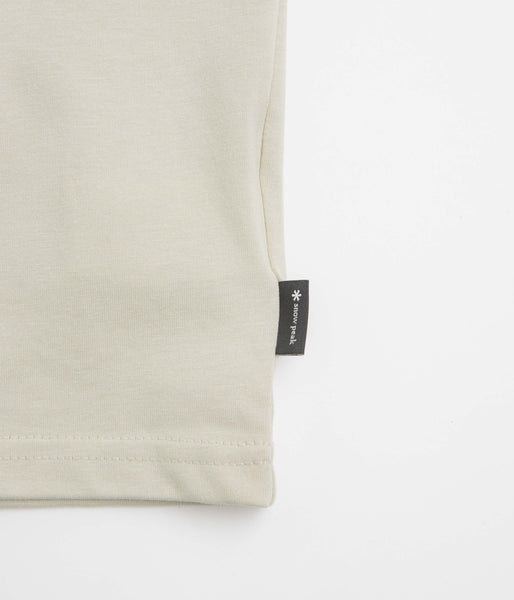 Snow Peak Warm Oneself T-Shirt - Light Beige | Flatspot