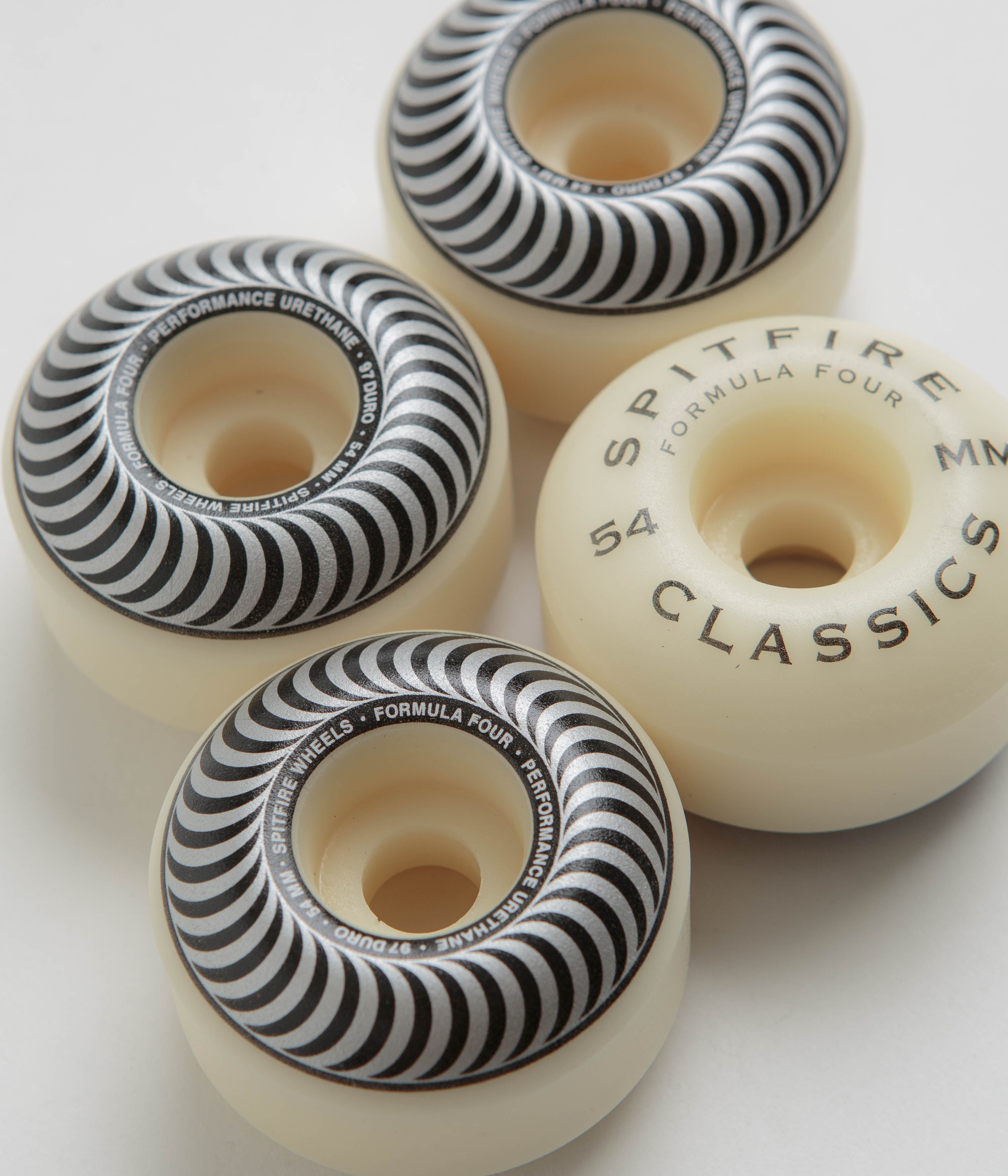 Spitfire Formula Four Classic 97DU Wheels - Natural - 54mm | flatspot