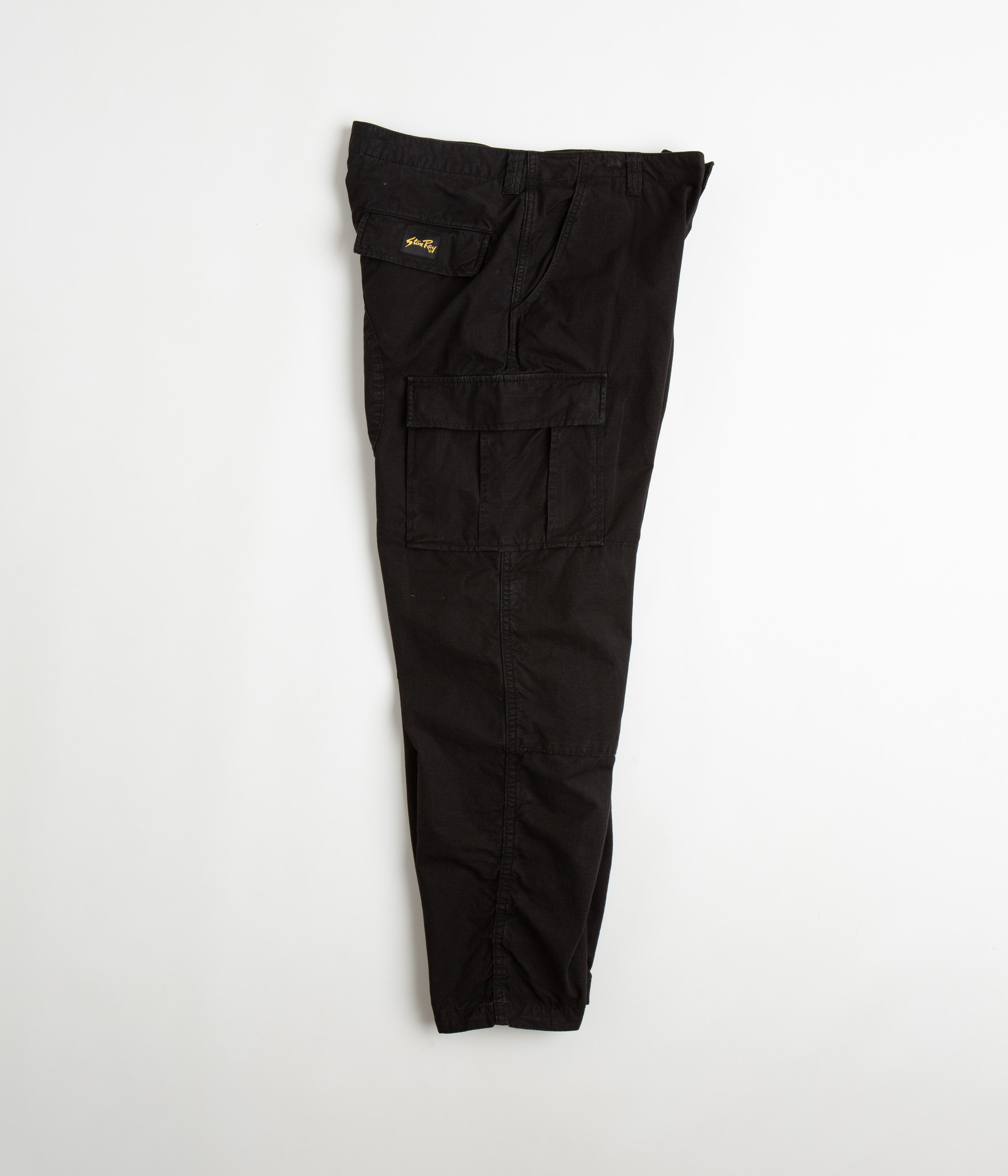 Stan Ray Cargo Pants - Black Ripstop | Flatspot
