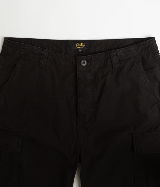 Stan Ray Cargo Pants - Black Ripstop | Flatspot