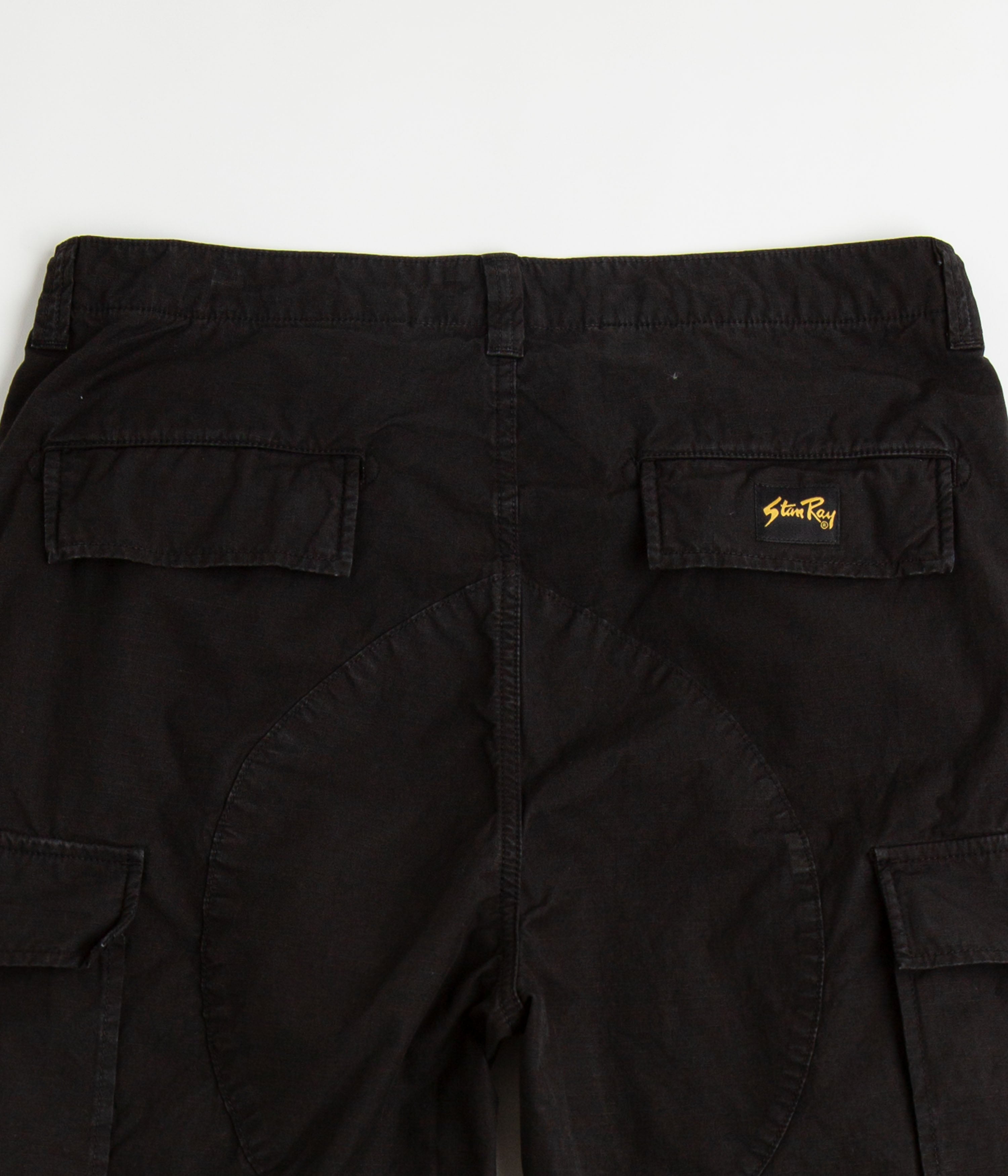 Stan Ray Cargo Pants - Black Ripstop | Flatspot