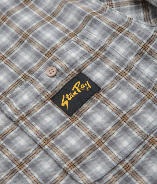 Stan Ray Flannel Shirt - Grey Plaid | Flatspot