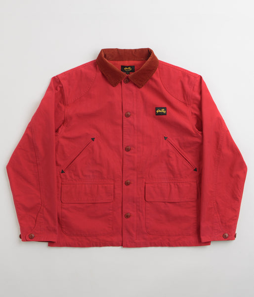 Stan Ray Hunters Jacket - Aged Red Half Panama - Order by 3pm for Free ...