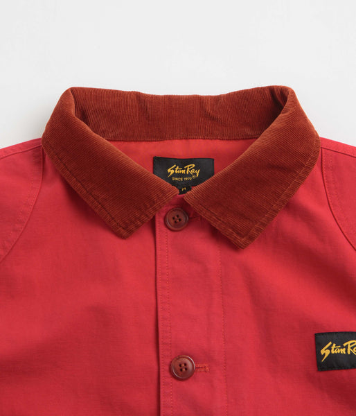 Stan Ray Hunters Jacket - Aged Red Half Panama - Order by 3pm for Free ...