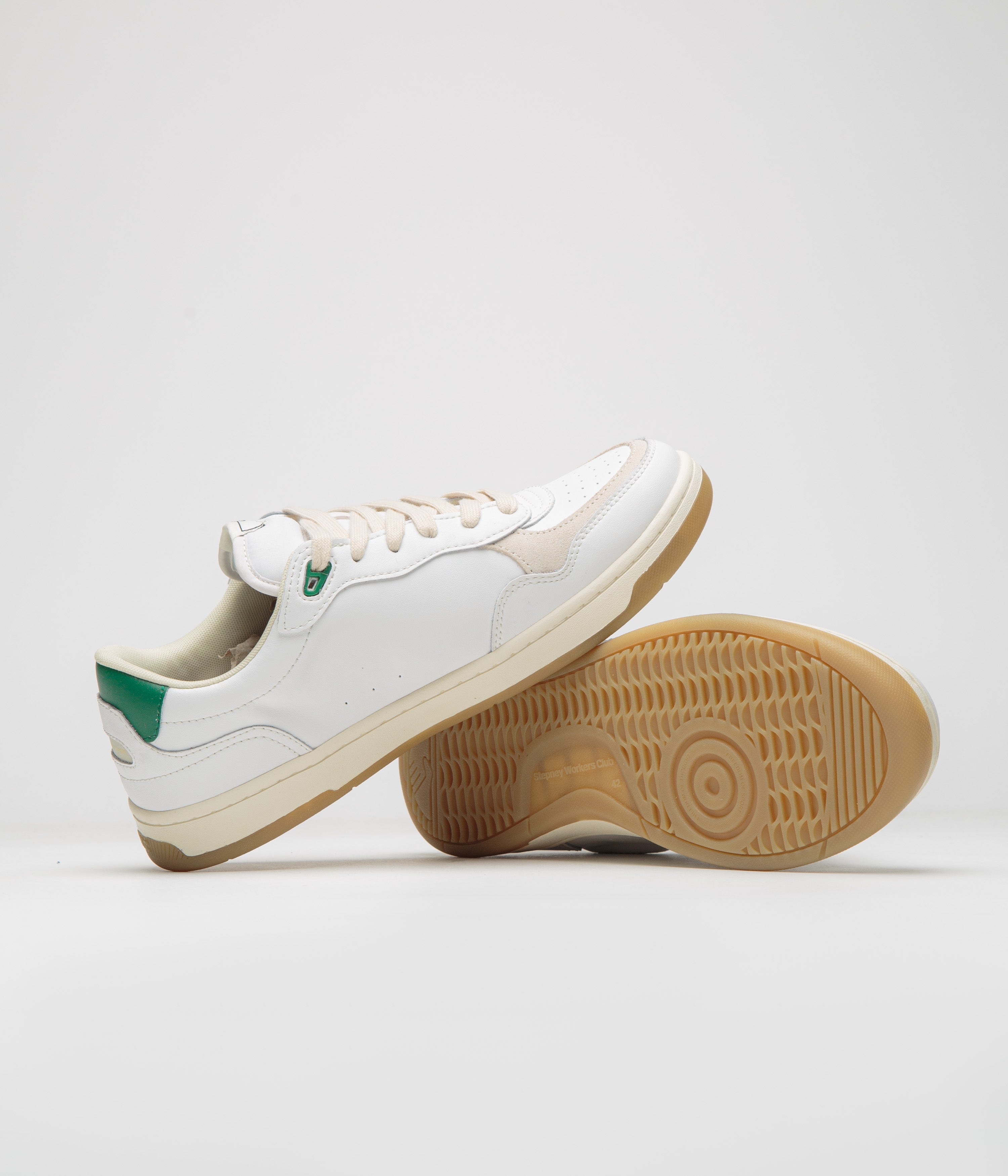 Stepney Workers Club Pro Cup 01 Shoes - White / Green | flatspot