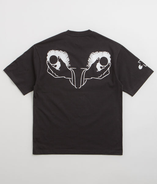 The Trilogy Tapes Awkward Graph T-Shirt - Black | Flatspot