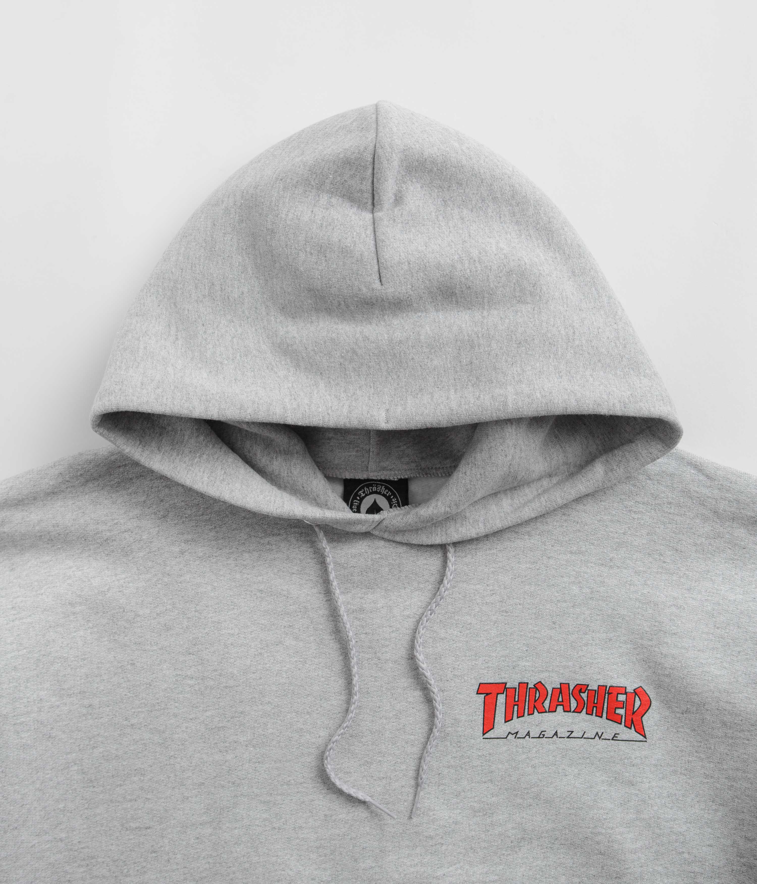 Thrasher Little Outline Hoodie - Grey | Flatspot
