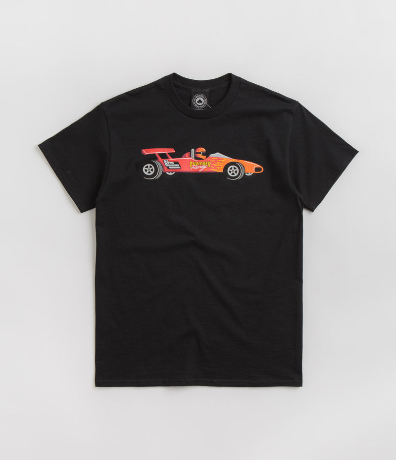 Thrasher Racecar T-Shirt - Black | Flatspot