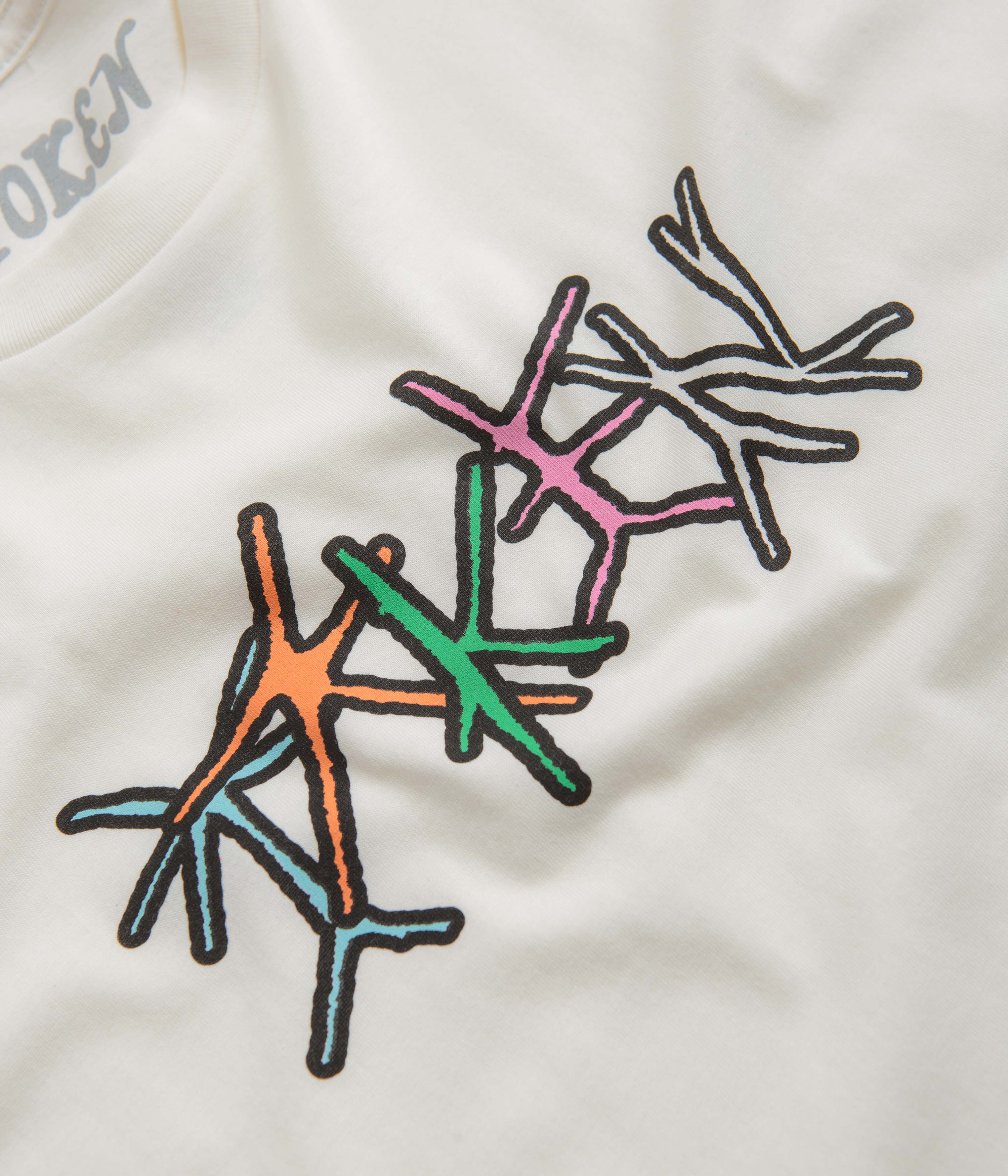Token Spikey Logo T-Shirt - Natural | Flatspot
