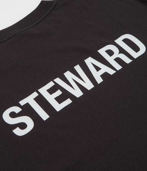 Umbro Steward Vest T Shirt - Washed Black | Flatspot