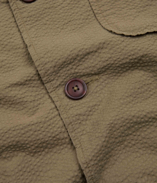 Universal Works Three Button Jacket - Olive | Flatspot