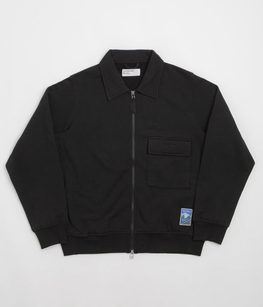 Universal Works Tyler Sweat Jacket - Black | Flatspot