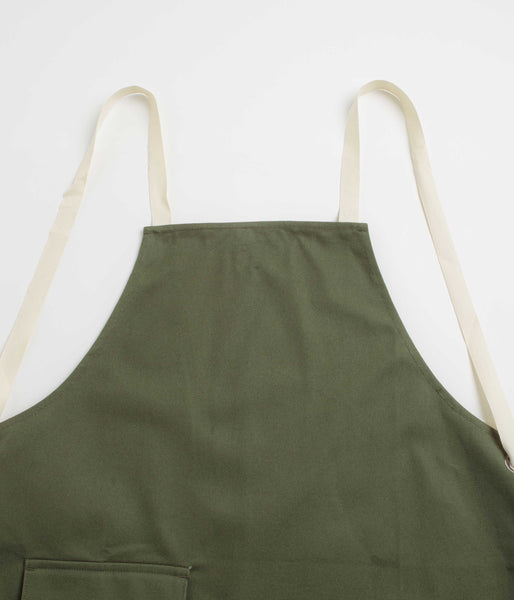 Uskees 9001 Canvas Tie-Back Apron - Coriander | Flatspot