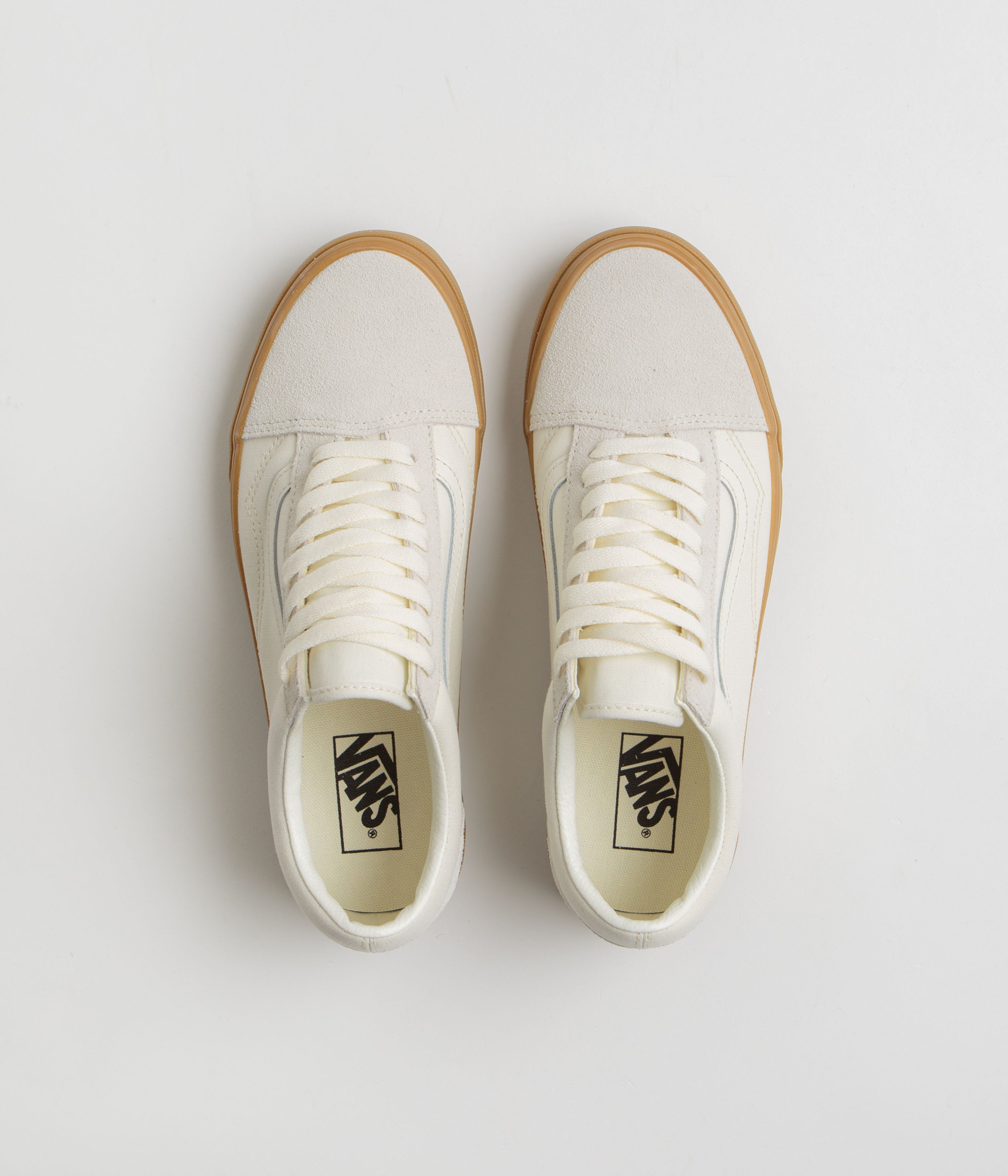 Vans Old Skool Shoes - Marshmallow / Gum | Flatspot