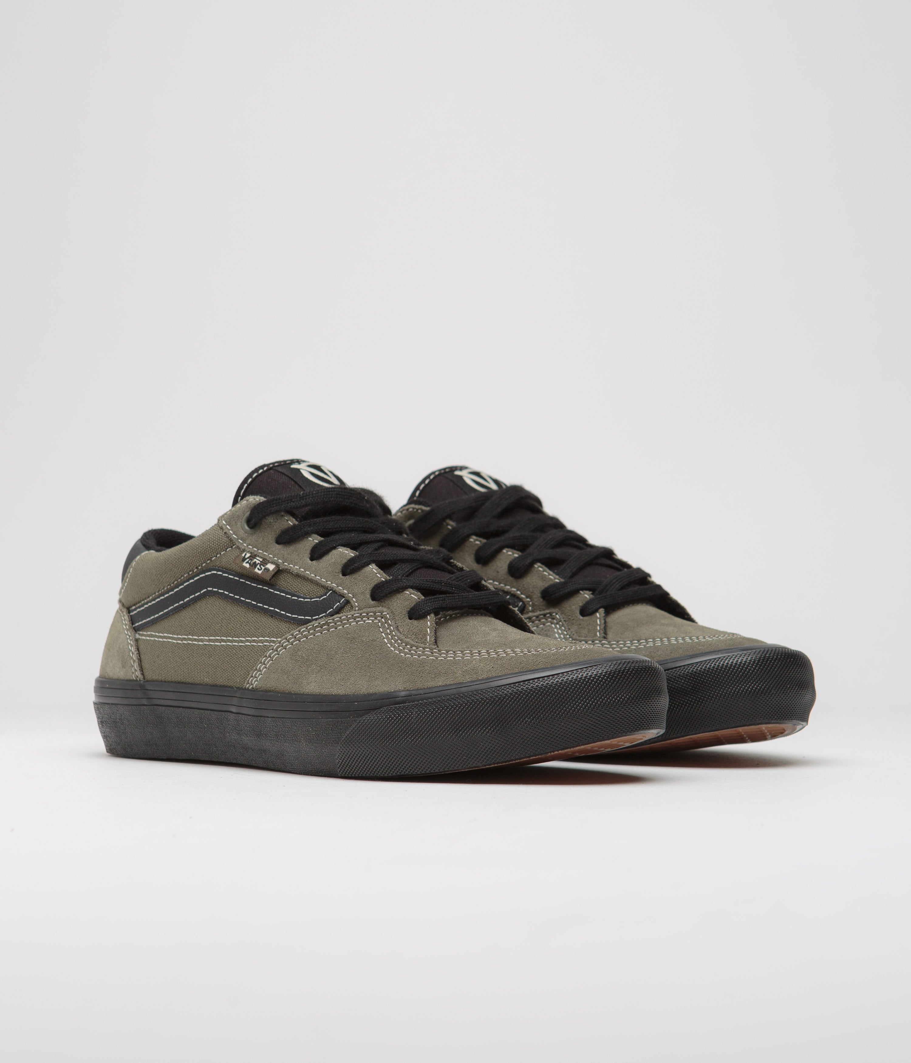 Vans Rowan Shoes - Olive / Black | Flatspot