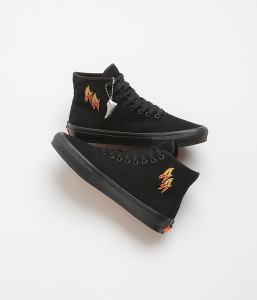 Vans Skate Authentic High Shoes - (Andrew Allen) Black | Flatspot