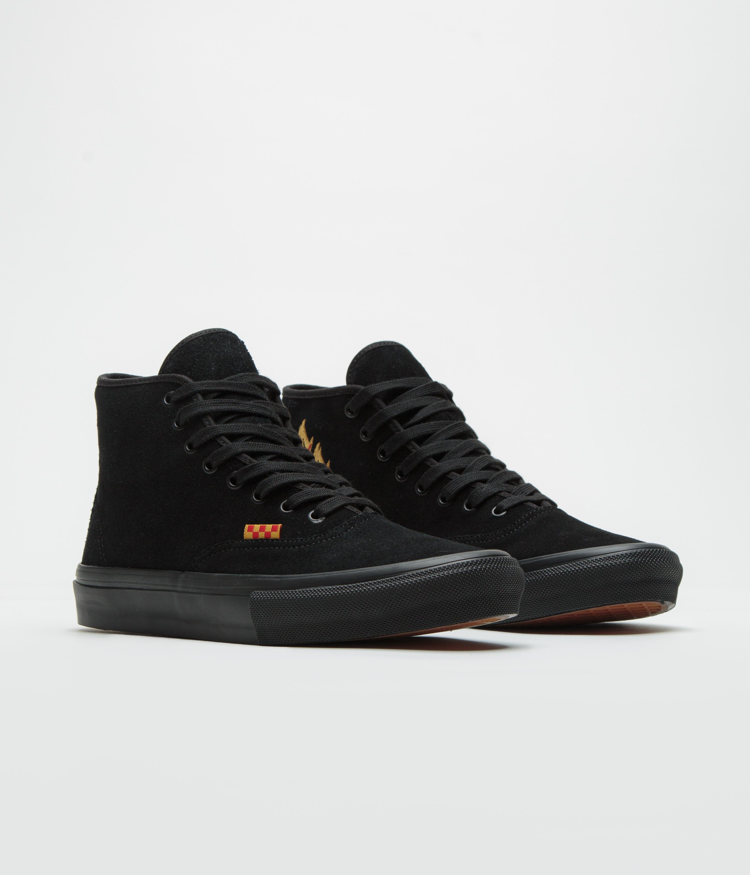 Vans Skate Authentic High Shoes - (Andrew Allen) Black | Flatspot